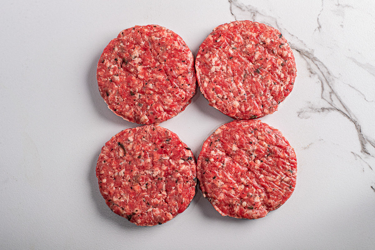 Lamb Burger Patties (4pcs x 125g) | Meat House Gourmet Butcher