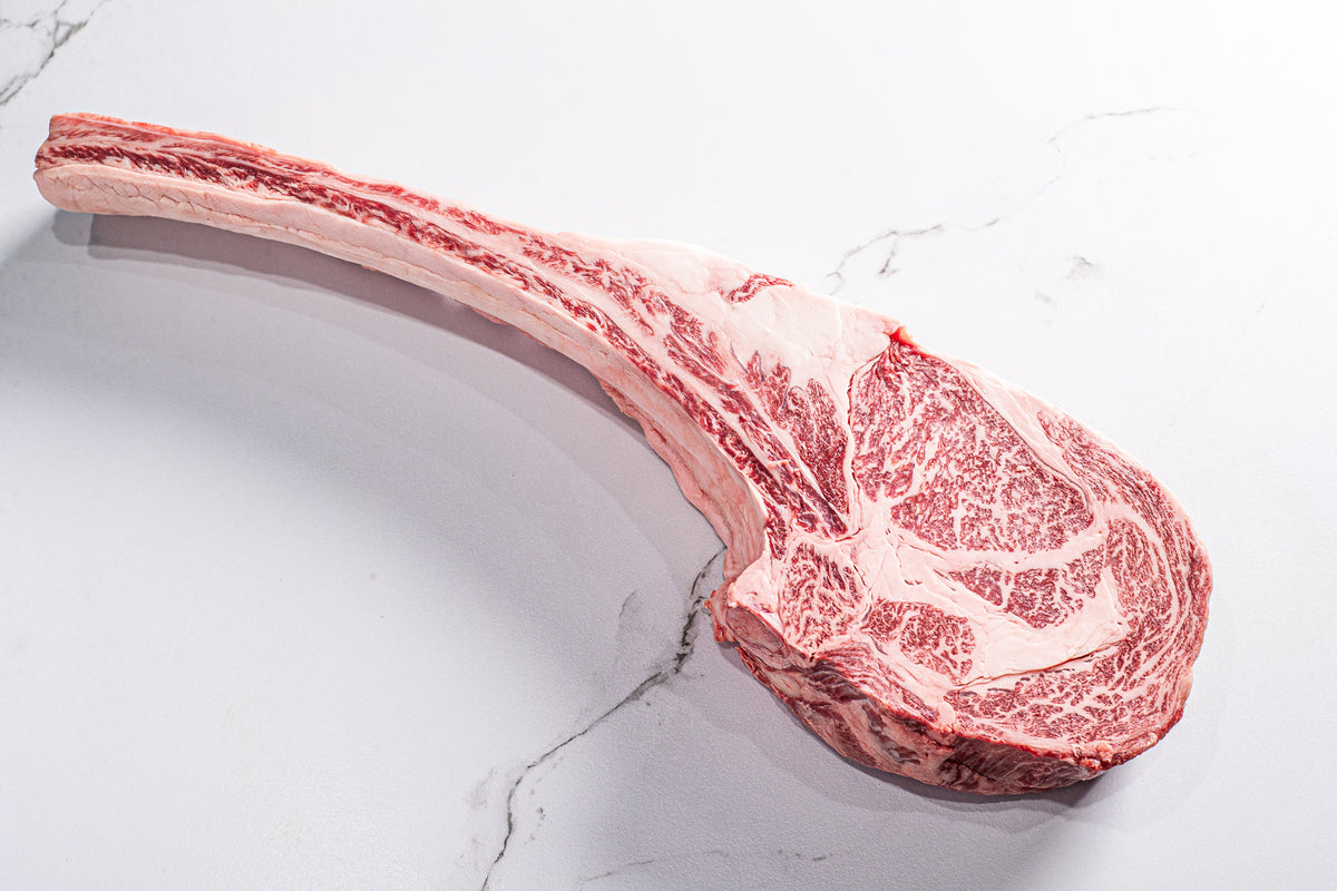 Full Blood Wagyu Tomahawk | Stone Axe | Meat House Gourmet – Meat House ...
