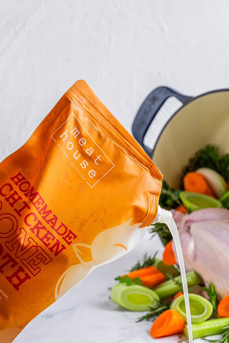Meat House Gourmet 24-Hour Chicken Bone Broth | Meat House Gourmet Butcher